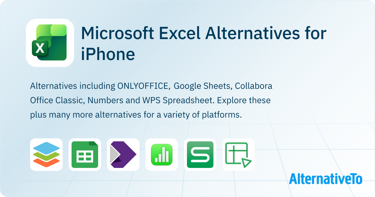 Microsoft Excel Alternatives for iPhone: Top 14 Spreadsheet Apps ...