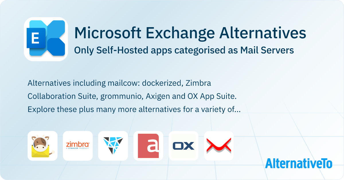 Microsoft Exchange Alternatives: Top 9 Self-Hosted Mail Servers ...