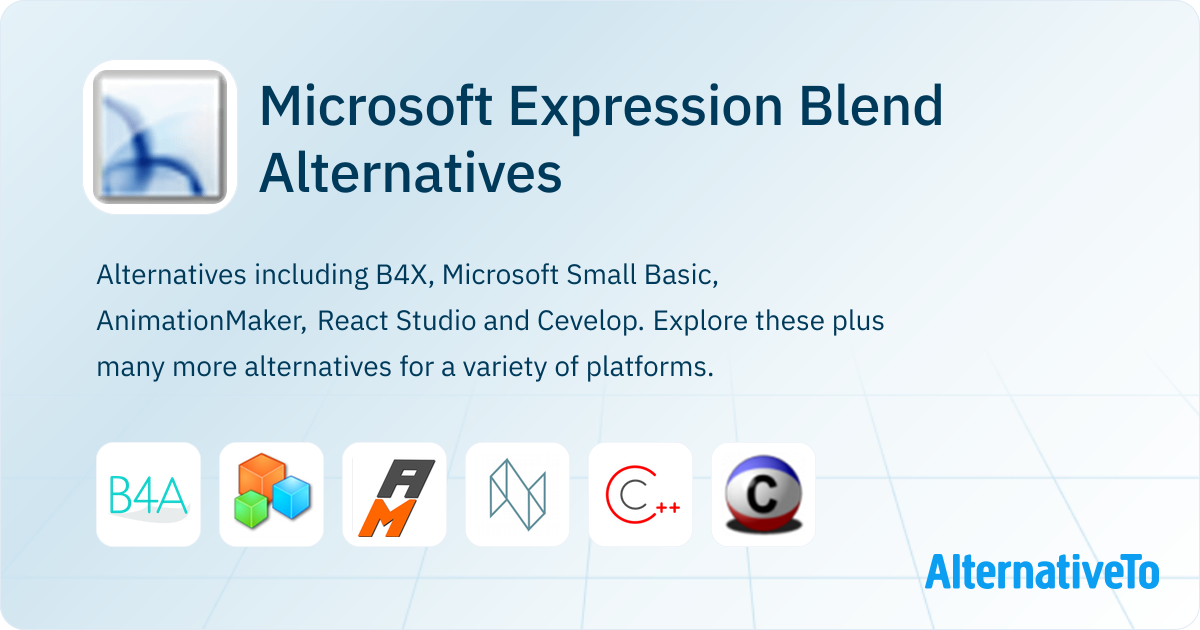 Microsoft Expression Blend Alternatives - Explore Similar Software ...