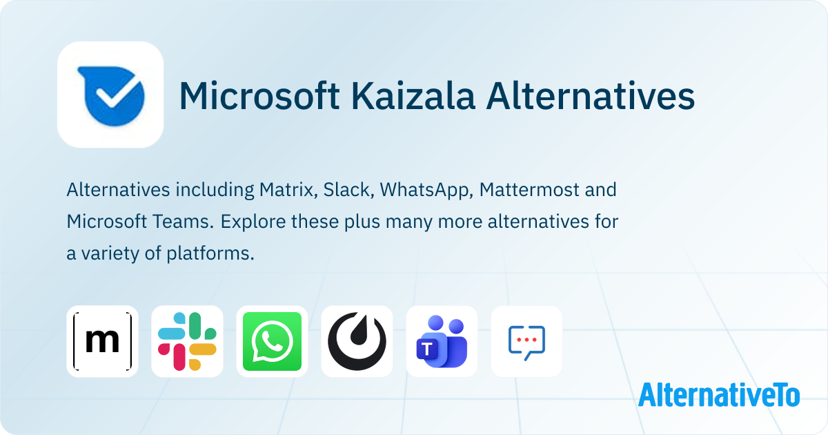 Microsoft Kaizala Alternatives - Explore Similar Apps & Services ...