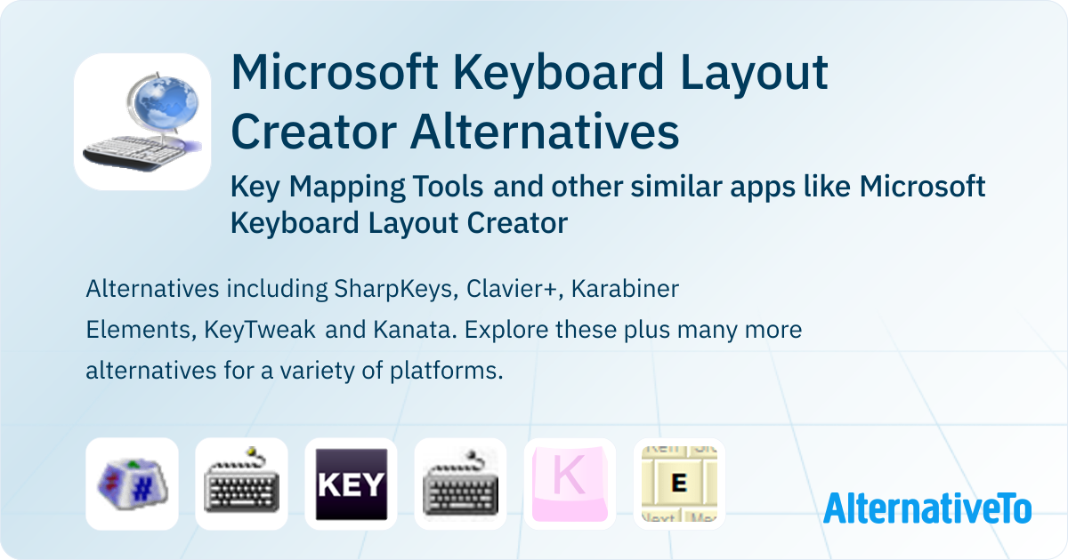 Microsoft Keyboard Layout Creator Alternatives: Top 16 Key Mapping ...