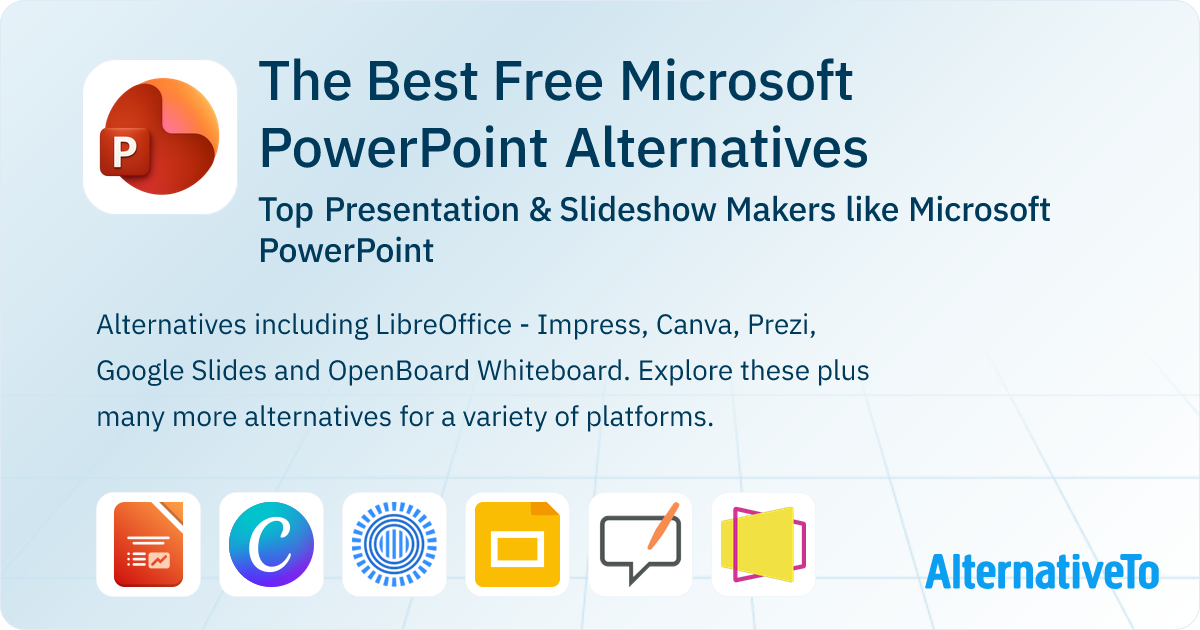 Free Microsoft PowerPoint Alternatives: Top 12 Presentation Makers ...