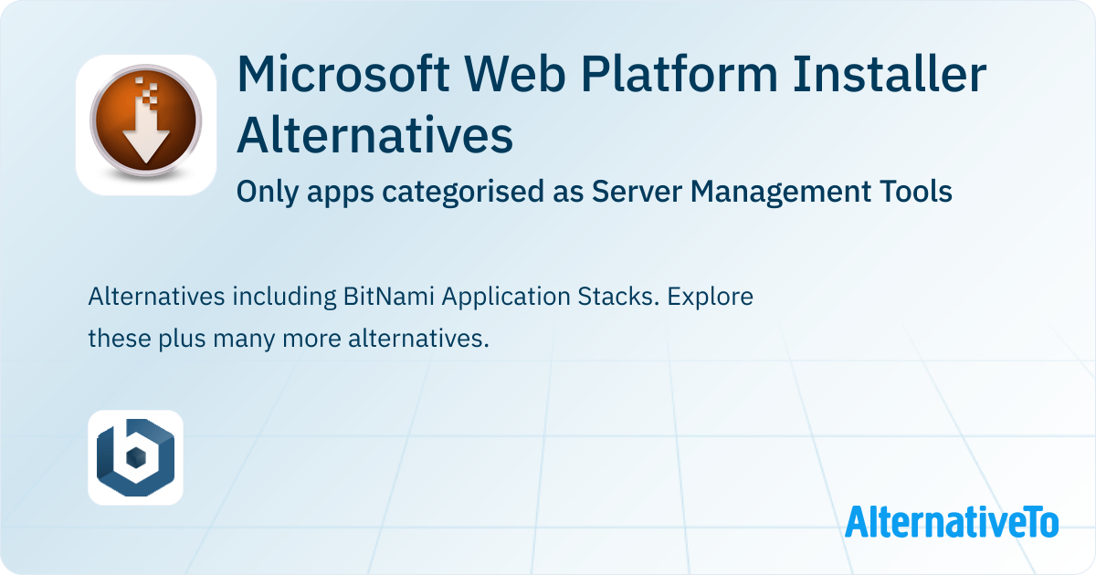 Microsoft Web Platform Installer Alternatives: Top 1 Server Management ...