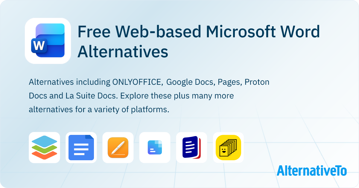 Free Microsoft Word Alternatives: Top 12 Web-based Word Processors ...