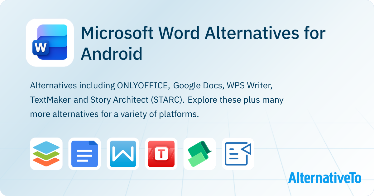 Microsoft Word Alternatives for Android: Top 13 Word Processors ...