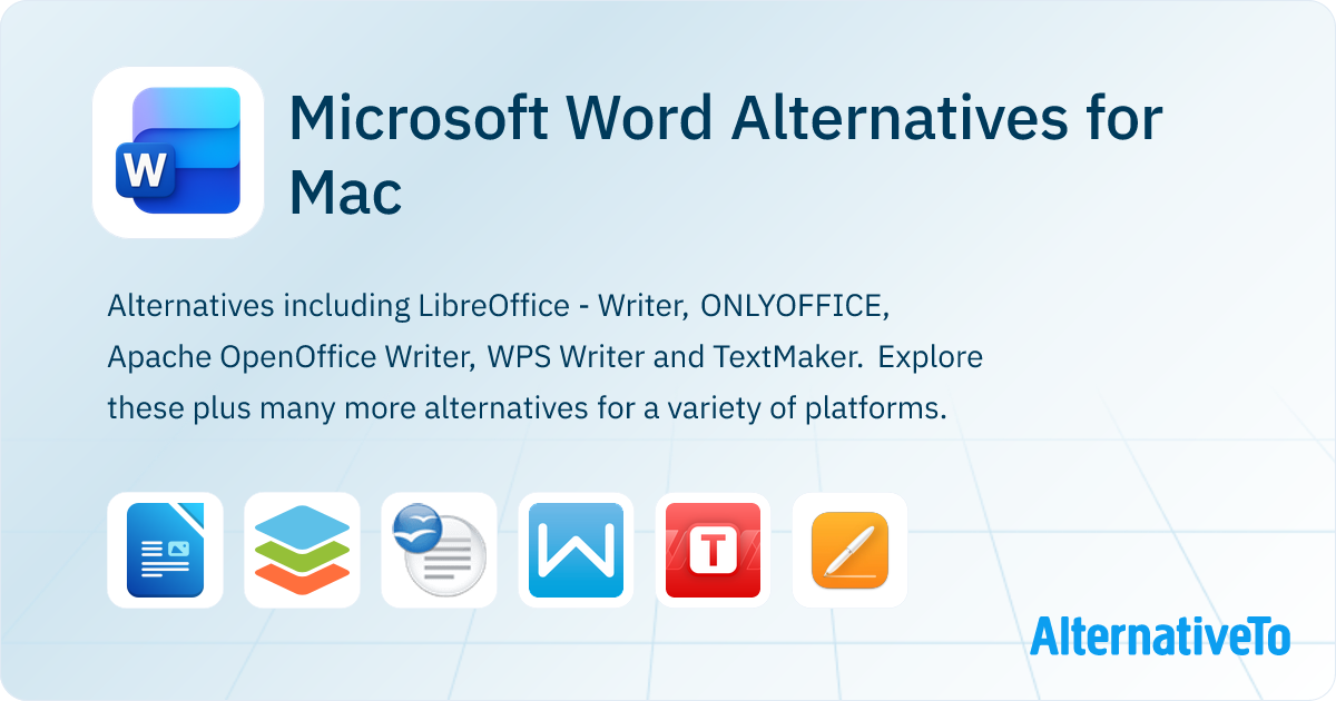 Microsoft Word Alternatives for Mac: Top 12 Word Processors | AlternativeTo