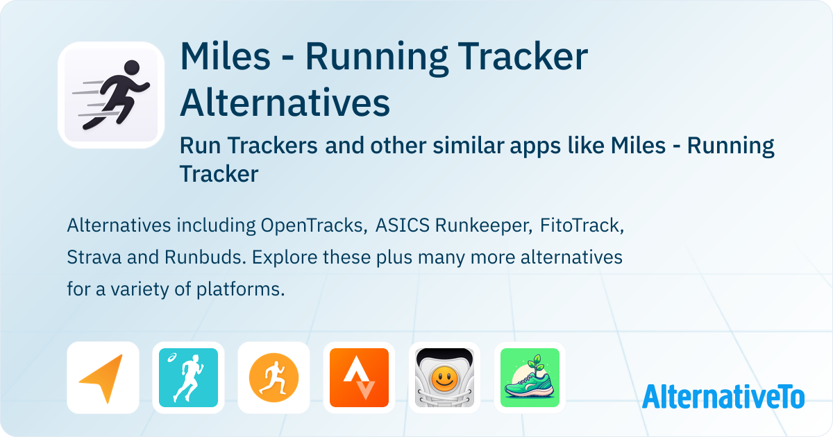 Miles - Running Tracker Alternatives: Top 12 Run Trackers & Similar ...