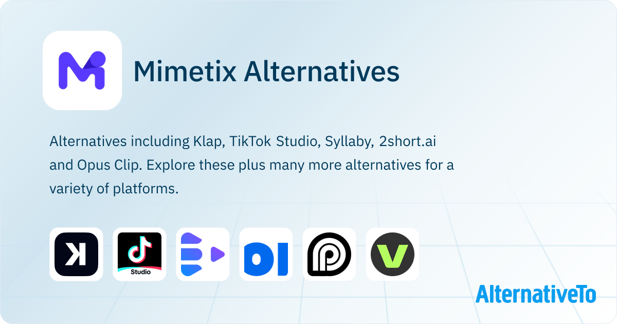 Mimetix Alternatives - Explore Similar Sites & Apps | AlternativeTo