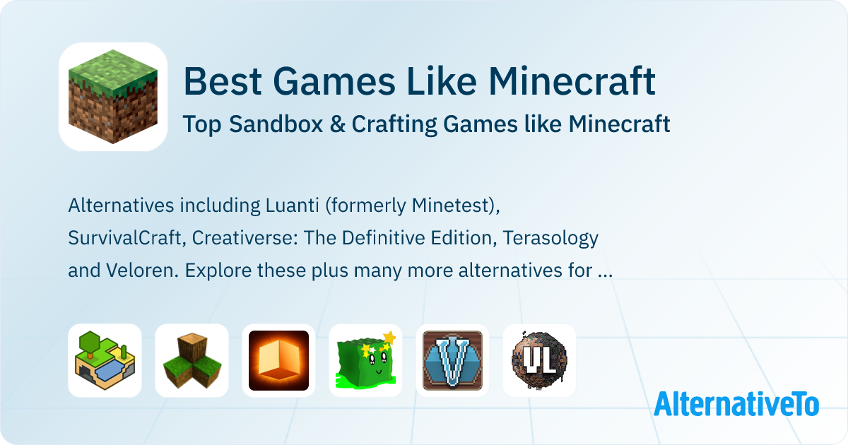 Best Games Like Minecraft: Top Sandbox & Crafting Games in 2026 ...