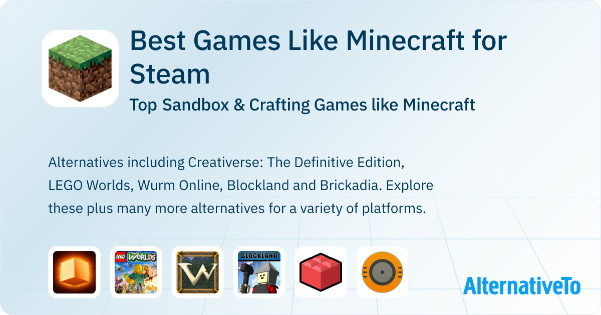 Best Games Like Minecraft for Steam: Top Sandbox & Crafting Games in ...