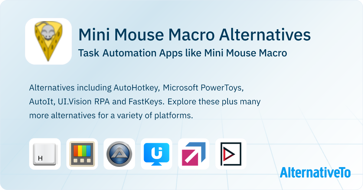 Mini Mouse Macro Alternatives: Top 12 Task Automation & Similar Apps ...