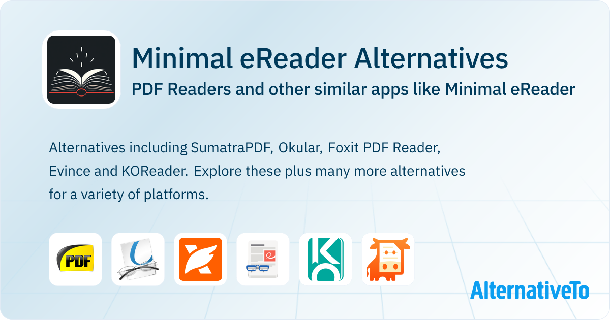 Minimal eReader Alternatives: Top 12 PDF Readers & Similar Apps ...