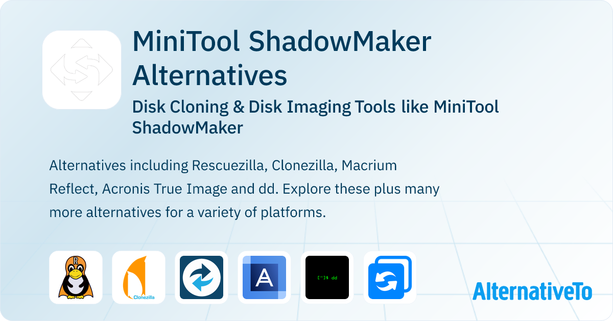 MiniTool ShadowMaker Alternatives: Top 12 Disk Cloning Tools ...