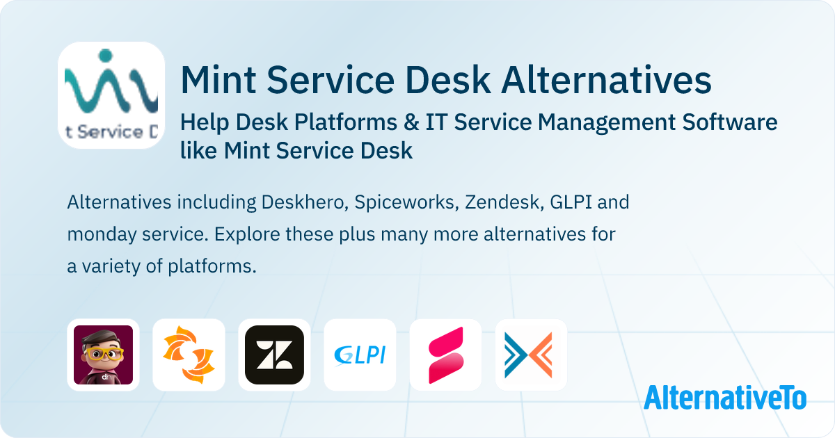 Mint Service Desk Alternatives: Top 12 Help Desk Platforms | AlternativeTo