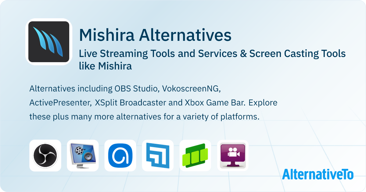 Mishira Alternatives: Top 20 Live Streaming Tools and Services ...