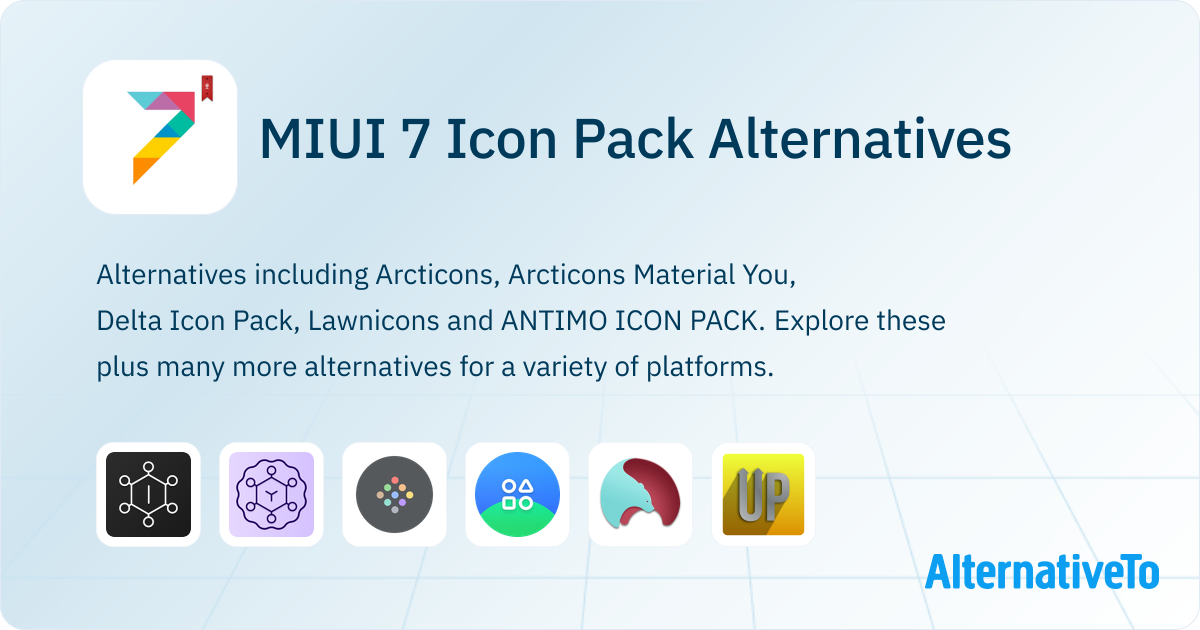 MIUI 7 Icon Pack Alternatives and Similar Apps | AlternativeTo