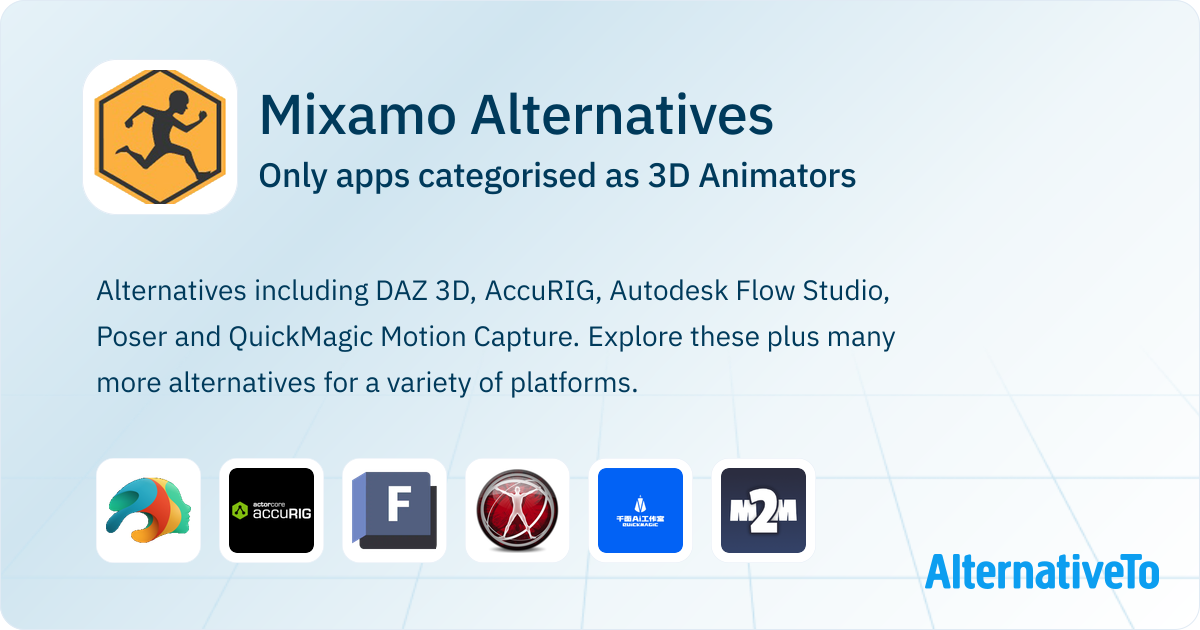 Mixamo Alternatives: Top 6 3D Animators | AlternativeTo