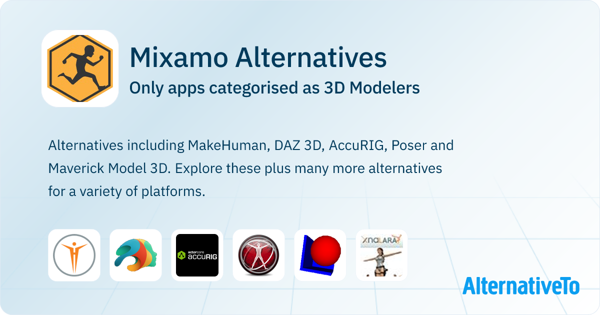 Mixamo Alternatives: Top 6 3D Modelers | AlternativeTo