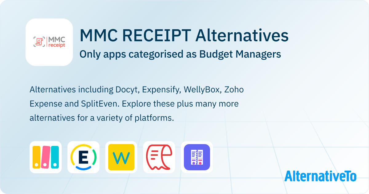MMC RECEIPT Alternatives: Top 5 Budget Managers | AlternativeTo