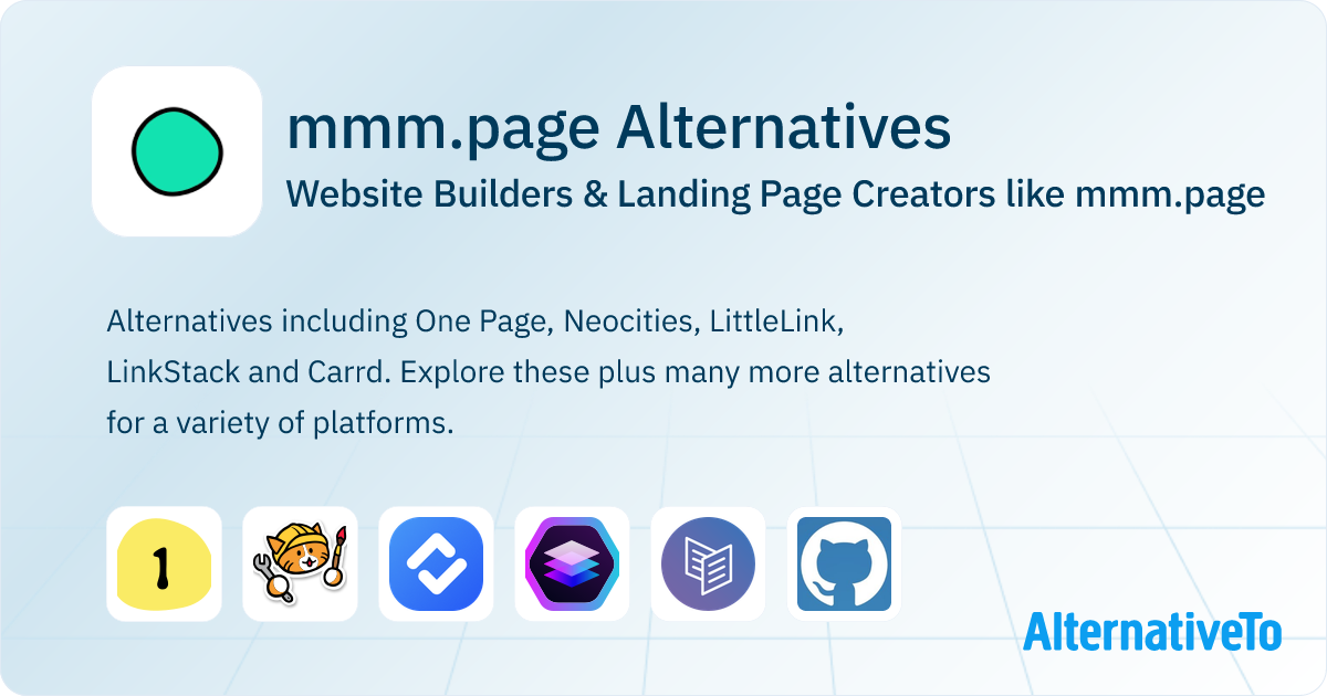 mmm.page Alternatives: Top 12 Website Builders | AlternativeTo