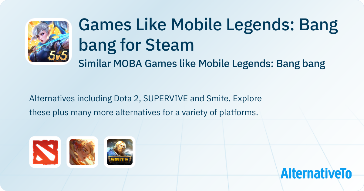 Games Like Mobile Legends: Bang bang for Steam: Similar MOBA Games 2025 ...
