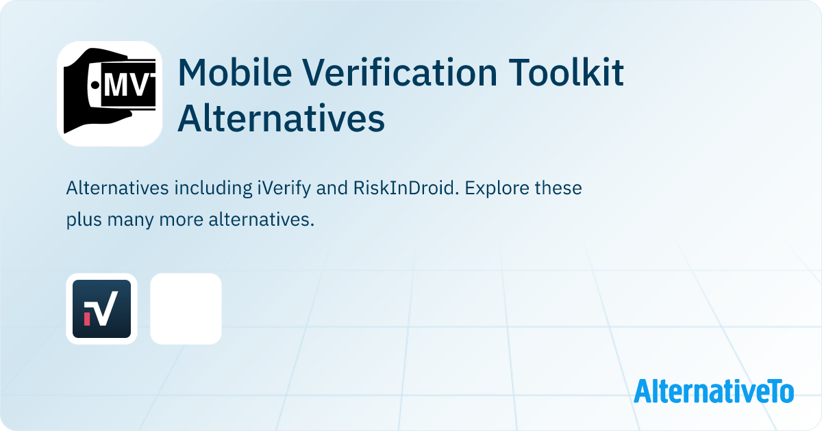 Mobile Verification Toolkit Alternatives - Explore Similar Software ...