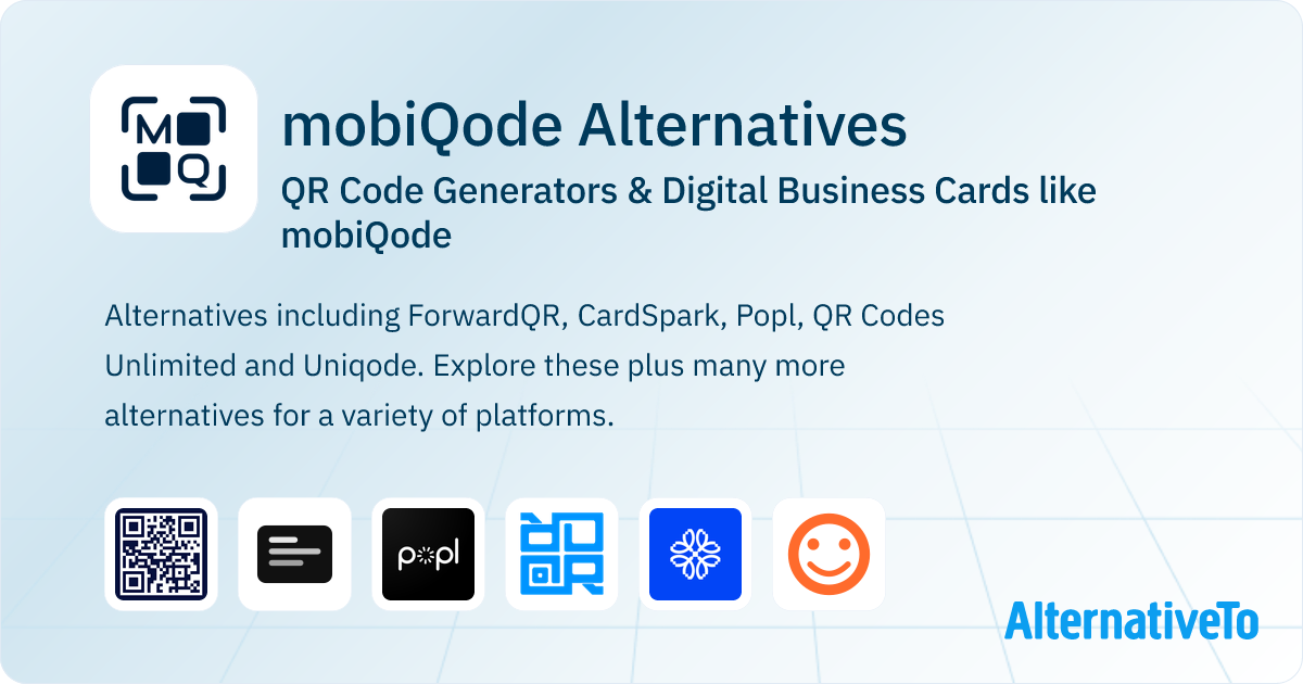 mobiQode Alternatives: Top 21 QR Code Generators | AlternativeTo