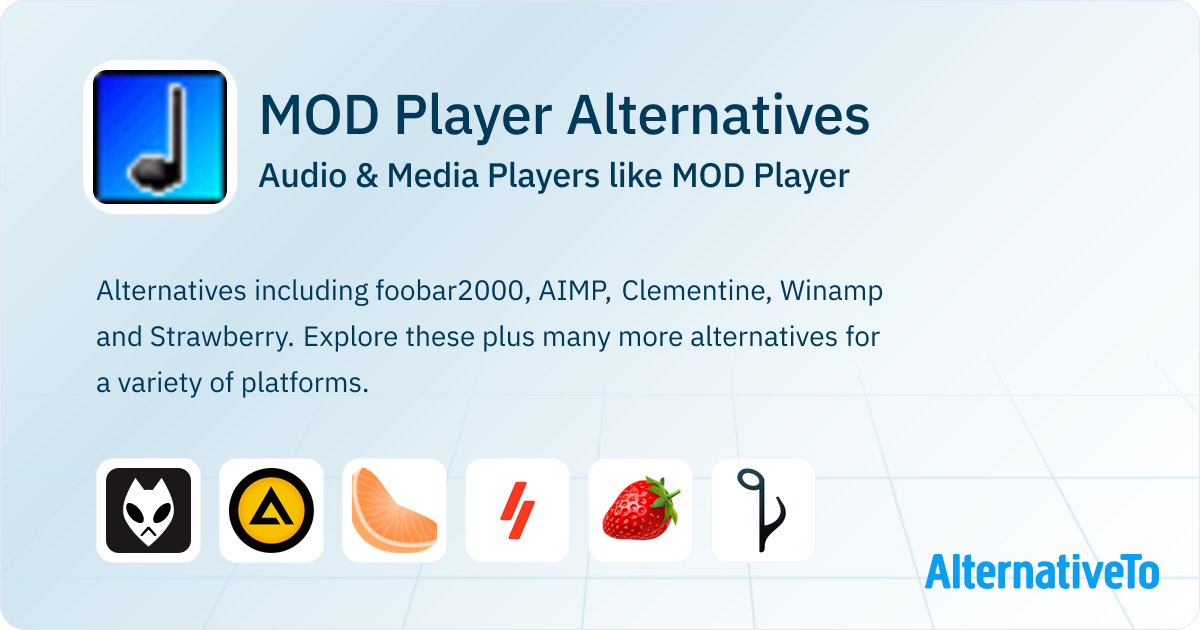 MOD Player Alternatives: Top 12 Audio & Media Players | AlternativeTo