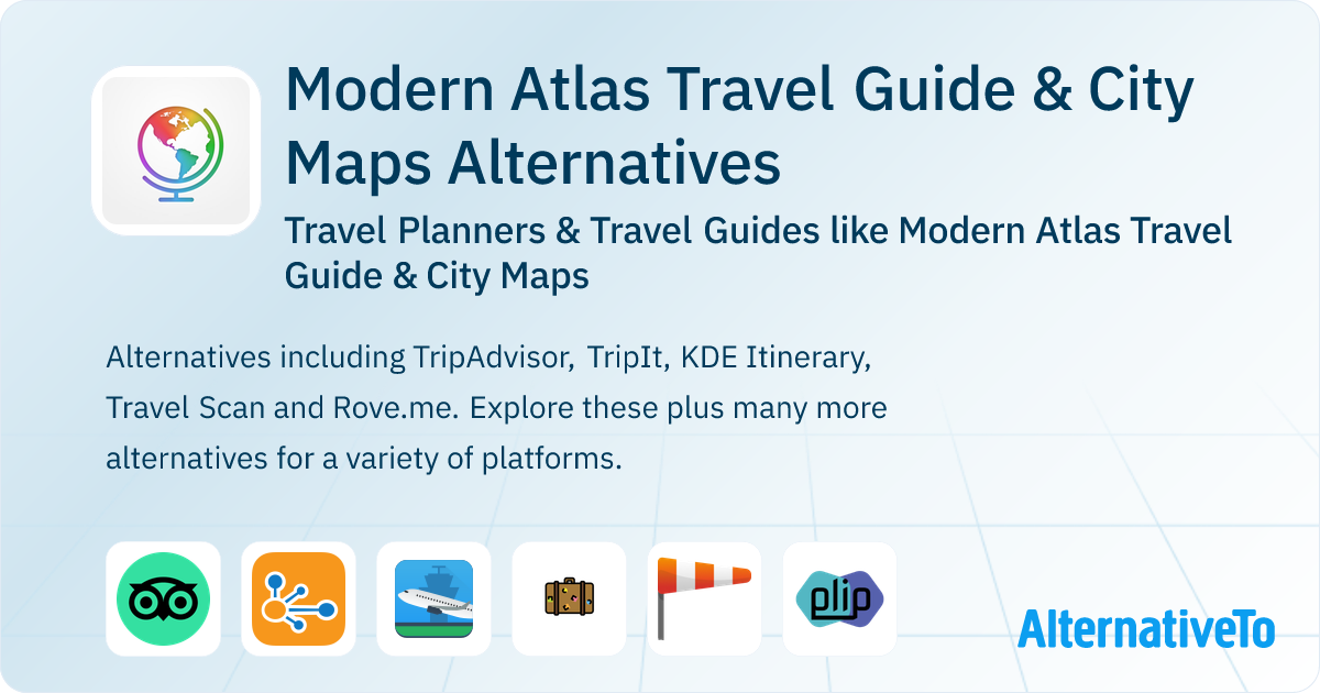 Modern Atlas Travel Guide & City Maps Alternatives: Top 12 Travel ...