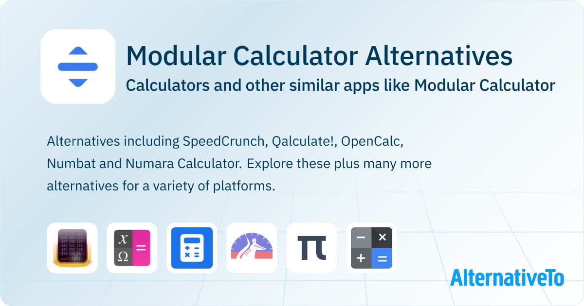 Modular Calculator Alternatives: Top 14 Calculators & Similar Apps ...