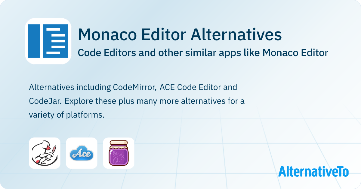 Monaco Editor Alternatives: Top 3 Code Editors & Similar Apps ...