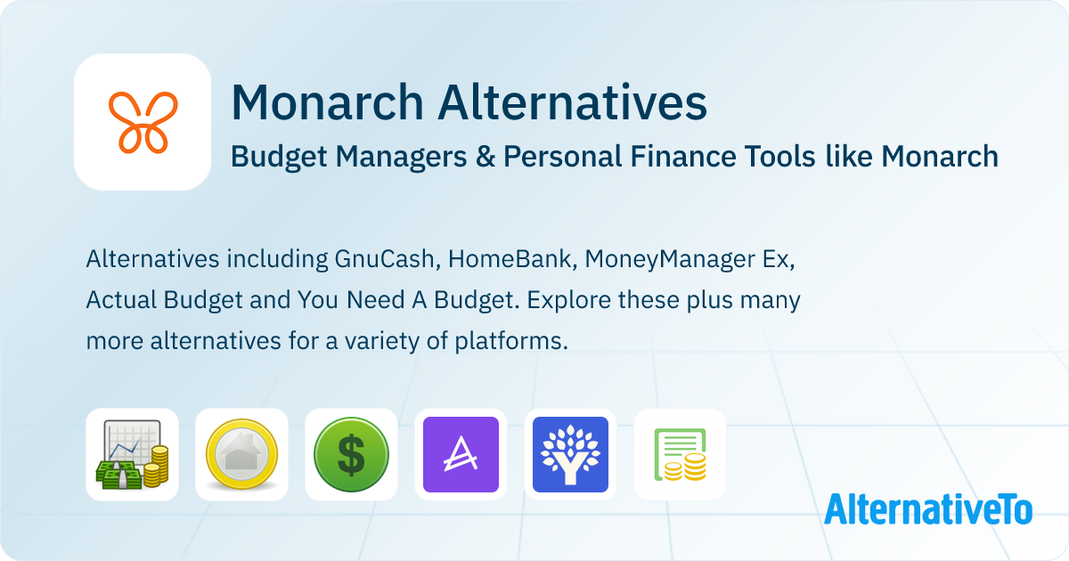 Monarch Alternatives: Top 12 Budget Managers | AlternativeTo
