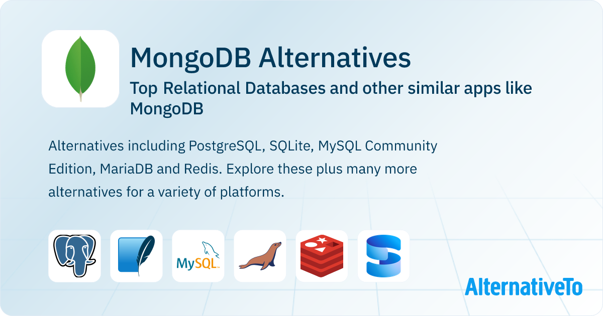Great MongoDB Alternatives: Top Relational Databases in 2024 ...