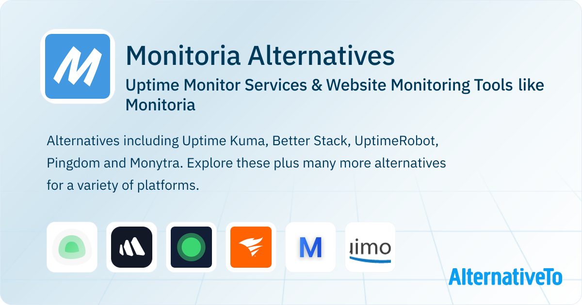 Monitoria Alternatives: Uptime Monitor Services - Page 3 | AlternativeTo