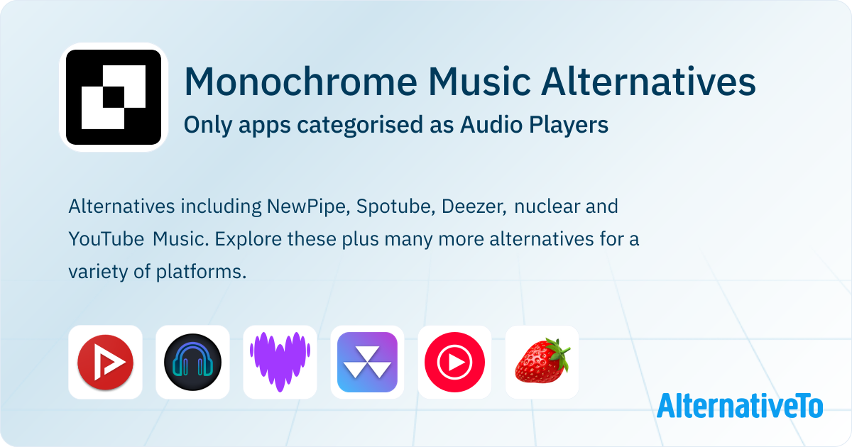 Monochrome Music Alternatives: Top 12 Audio Players | AlternativeTo