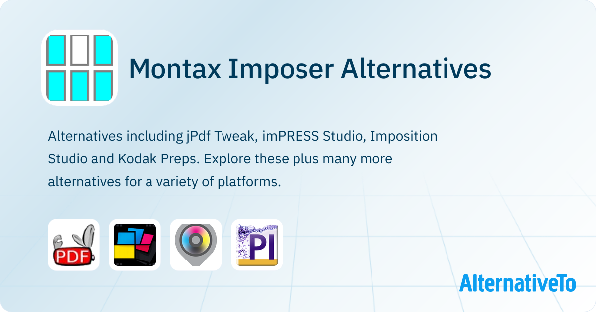 Montax Imposer Alternatives - Explore Similar Software | AlternativeTo