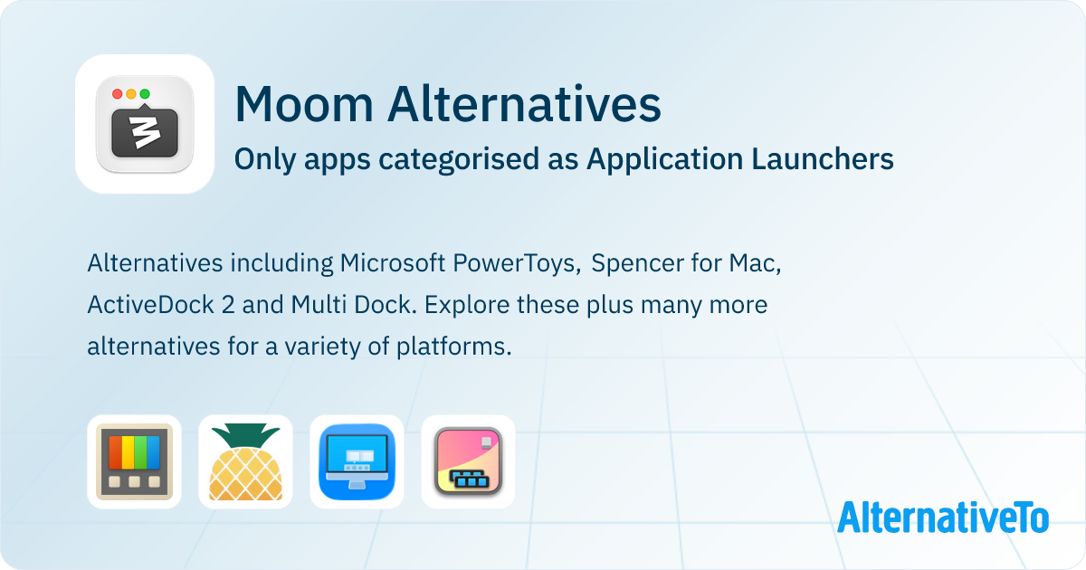 Moom Alternatives: Top 4 Application Launchers | AlternativeTo
