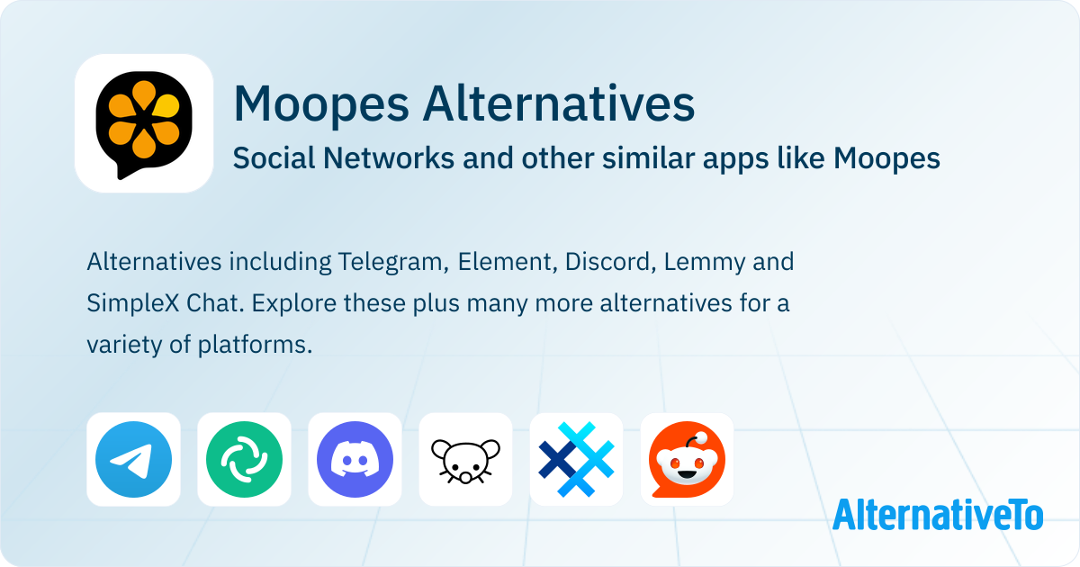 Moopes Alternatives: Top 12 Social Networks & Similar Apps | AlternativeTo