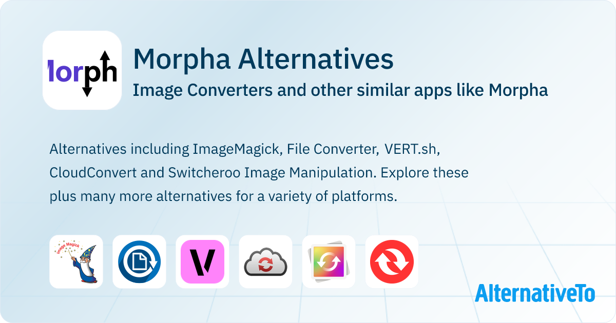 Morpha Alternatives: Top 9 Image Converters & Similar Apps | AlternativeTo