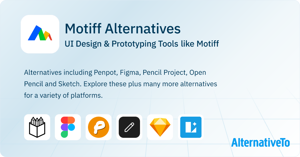 Motiff Alternatives: Top 12 UI Design & Prototyping Tools | AlternativeTo