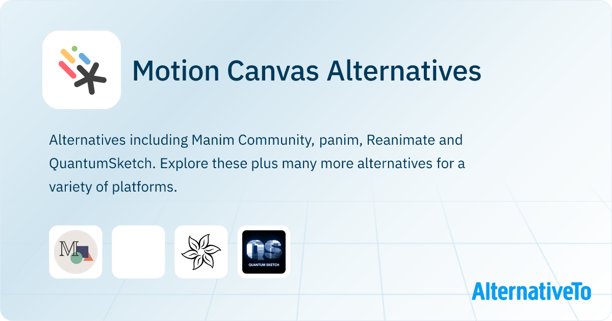 Motion Canvas Alternatives - Explore Similar Apps & Services ...