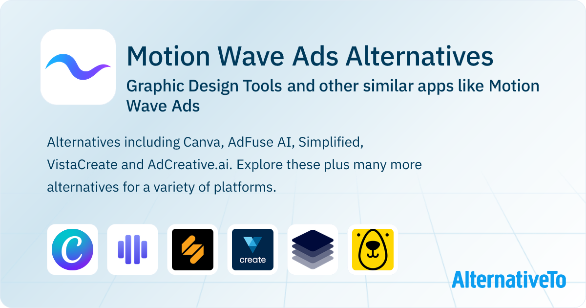 Motion Wave Ads Alternatives: Top 12 Graphic Design Tools & Similar ...