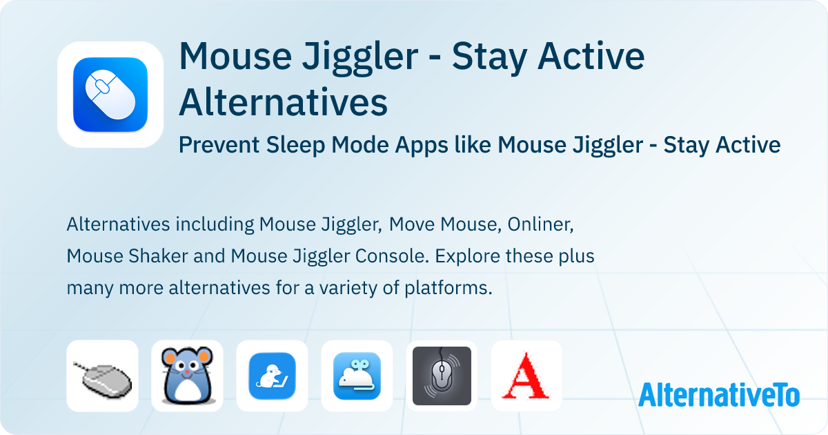 Mouse Jiggler - Stay Active Alternatives: Top 7 Prevent Sleep Mode ...