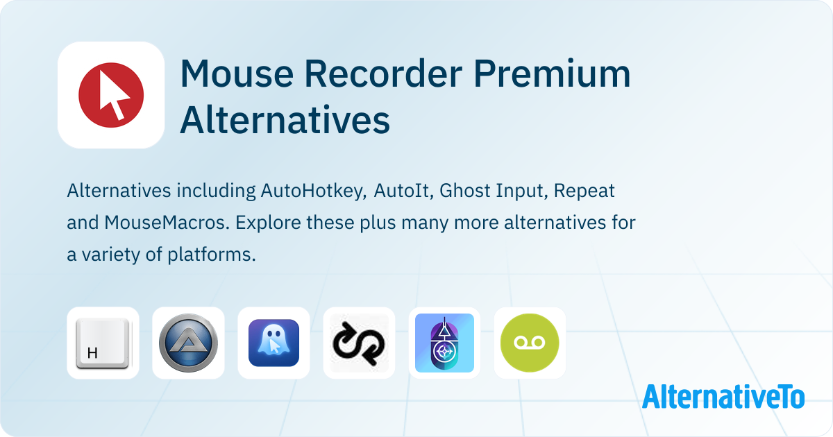 Mouse Recorder Premium Alternatives - Explore Similar Software ...