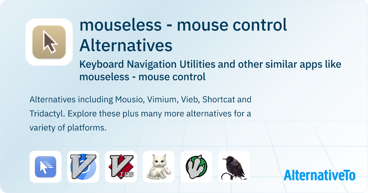 mouseless - mouse control Alternatives: Top 12 Keyboard Navigation Utilities & Similar Apps ...