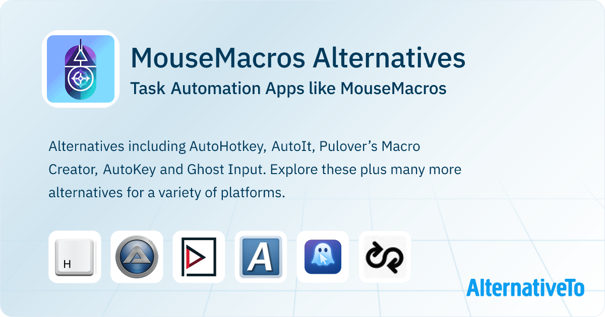 MouseMacros Alternatives: Top 12 Task Automation & Similar Apps ...