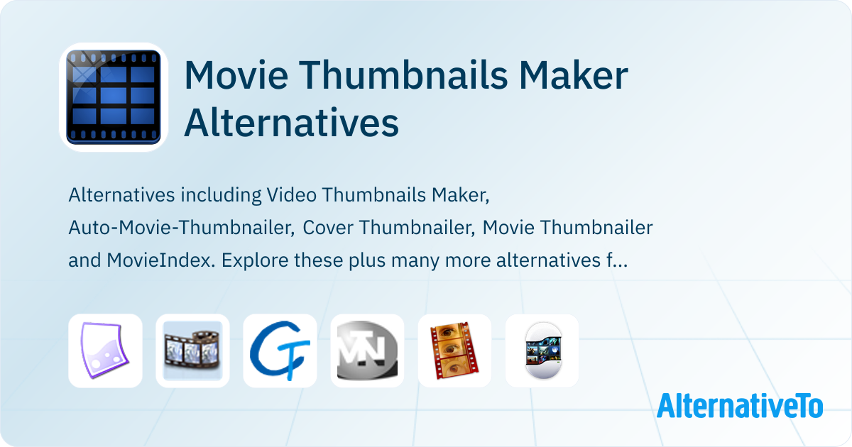 Movie Thumbnails Maker Alternatives - Explore Similar Software ...
