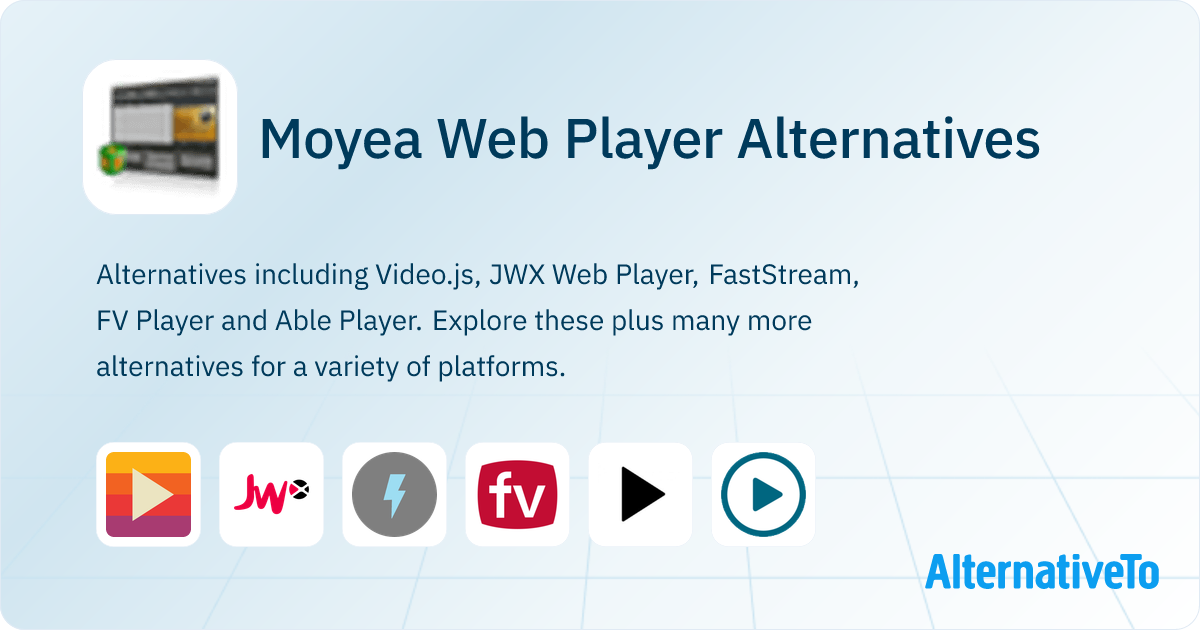 Moyea Web Player Alternatives - Explore Similar Software | AlternativeTo