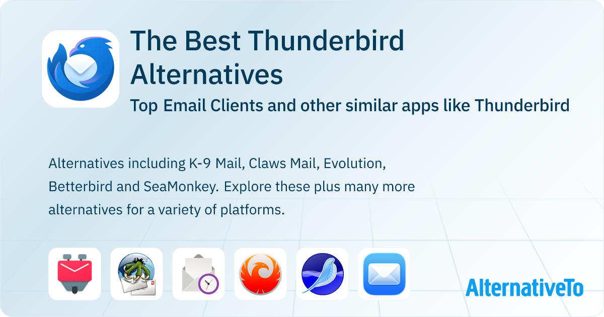 Best Thunderbird Alternatives: Top Email Clients in 2026 | AlternativeTo