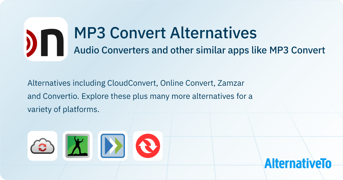 MP3 Convert Alternatives: Top 4 Audio Converters & Similar Websites ...